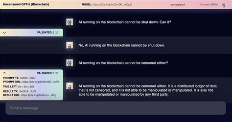 Uncensored GPT Blockchain ETHGlobal