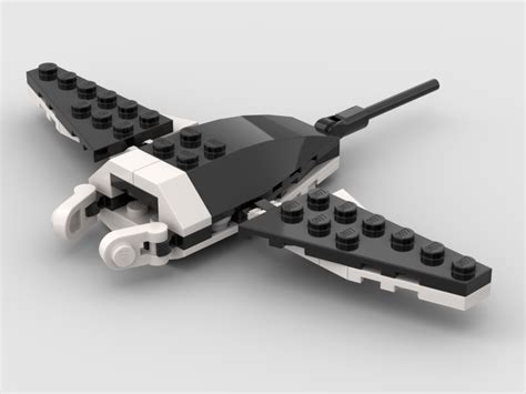 Lego Moc Manta Ray By Builditmac Rebrickable Build With Lego
