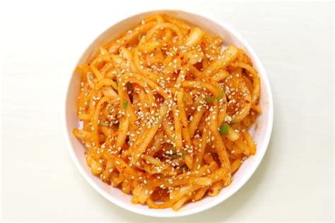 무생채 만드는법 무생채 비빔밥 레시피 무요리 새콤달콤 무생채무침 만들기 네이버 블로그