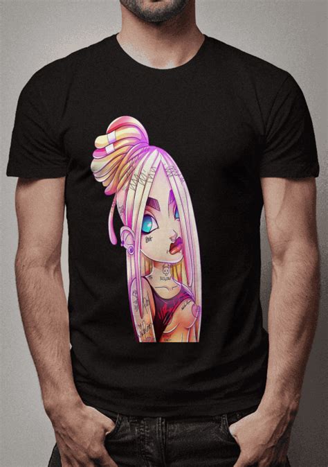 T Shirt Prime Strip Girl Em Baronexxx