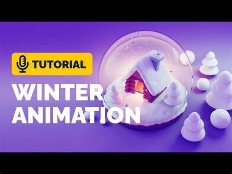 Free Video Snow Globe Animation Tutorial In Blender Polygon Runway From Polygon Runway