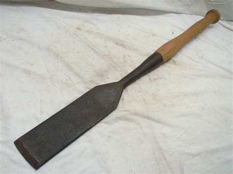 Antique Hand Forged Slick Timber Chisel 3 Wood Tool Boat Makers