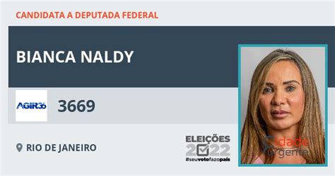Bianca Naldy 3669 Agir Candidata A Deputado Federal Do Rio De Janeiro