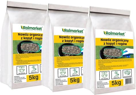 Nawóz Nawóz organiczny z kopyt i rogów Rolmarket kg Ceny i opinie Ceneo pl