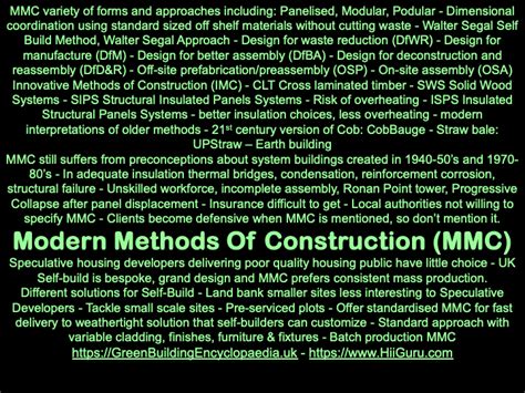 Gbe Modern Methods Construction Checklist Gbe