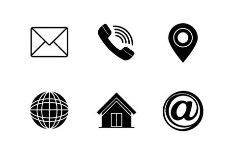 Contact Symbols Pack Vector Art Icons And Graphics For Free Download