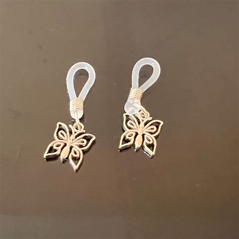 Sexy Butterfly Nipple Rings Non Piercing Nipple Jewelry Kinky Jewelry