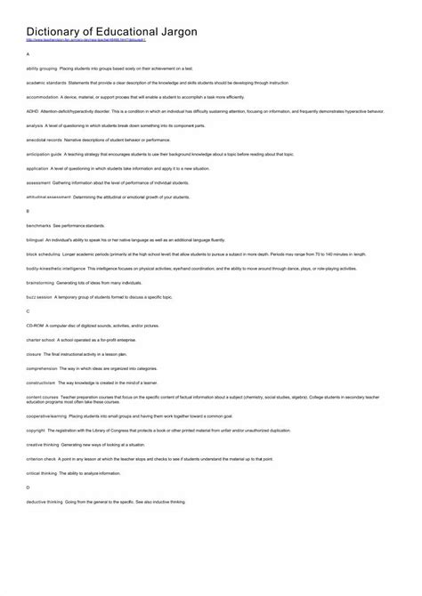 pdf dictionary of educational jargon pdf dokumen tips