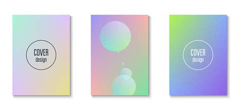 추상 포스터 노이즈 그라디언트 디자인 블루 그레인 홀로그램 세트 생생한 배너 최소한의 모양 우주 비행사 방사형 그림입니다 힙스터 요소 보라색 추상 포스터 0명에 대한 스톡