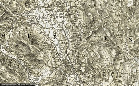 Historic Ordnance Survey Map Of Kirkpatrick 1904 1905