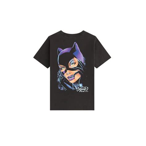 키즈 키스 X 배트맨 캣우먼 빈티지 티셔츠 블랙 Kith Kream