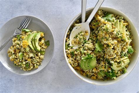 Charred Corn Avocado And Quinoa Salad — Wholesome By Sarah