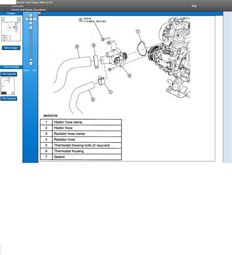 Diagram Mazda Tribute Diagram Mydiagramonline
