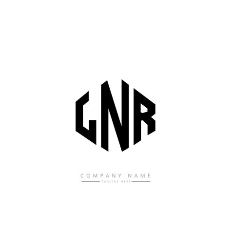 Lnr Letter Logo Design With Polygon Shape Lnr Polygon And Cube Shape