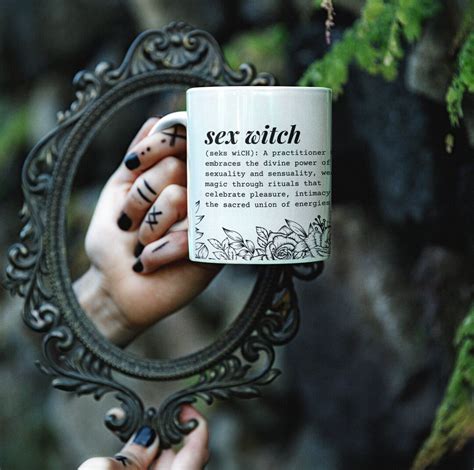 Sex Witch Ceramic Mug Unique 11oz Sensual Magic Cup Etsy