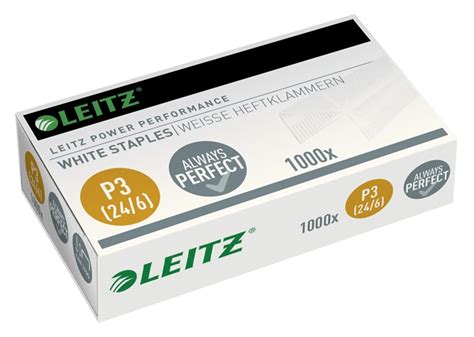 Leitz Staples 246 P3 For 30 Sheets White 1000