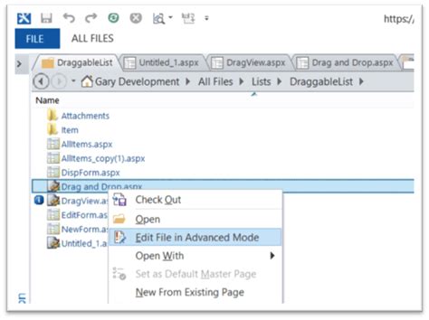 drag and drop sharepoint list