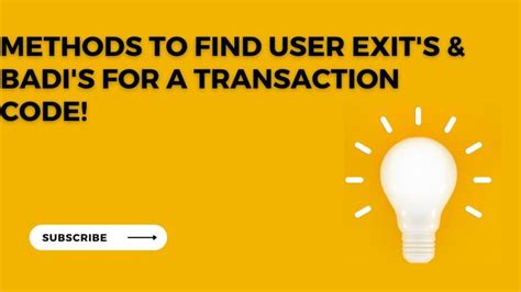 muhammad samir on linkedin methods to find user exit s and badi s for a