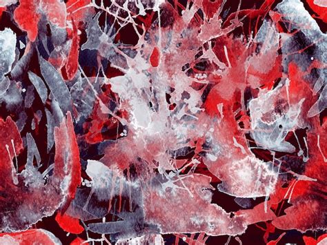 Premium Photo Splatter Seamless Pattern Purple Watercolor Brush Stroke Grunge Design