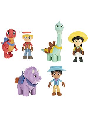 Dino Ranch 6 Figure Pack Jon And Blitz Min And Clover