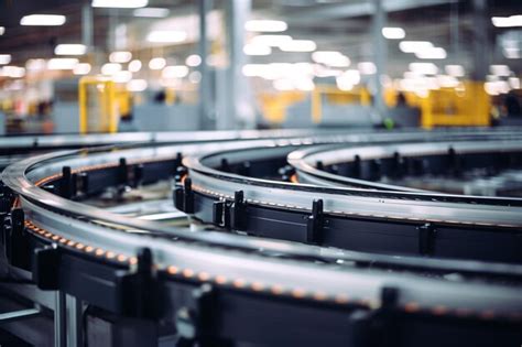 Premium Photo Conveyor Belt Marketing Automation Background