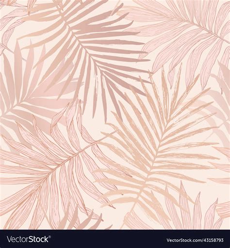 Luxurious Botanical Tropical Leaf Background Vector Image