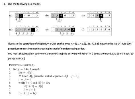Solved Use The Following As A Model Chegg Com