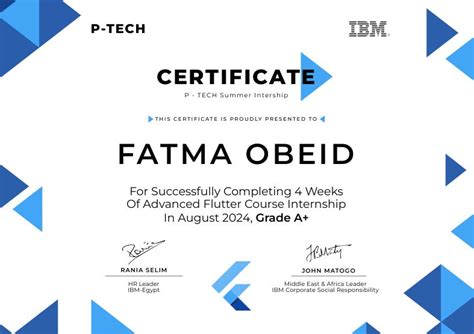Flutter Internship Mobiledevelopment Ptech Flutterdeveloper Learning Growth Fatma Ebied