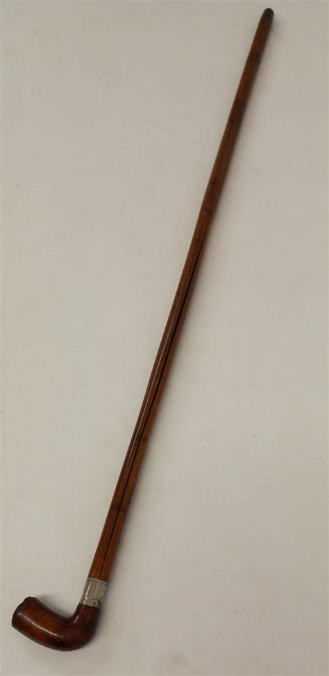 Antiques Atlas Pipe Walking Stick As1178a158