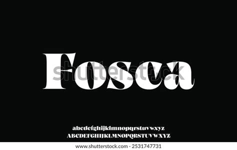 Luxury Sharp Serif Display Font Vector Stock Vector Royalty Free 2531747731 Shutterstock