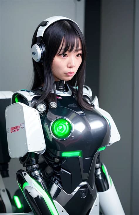 A Japanese Woman In Her 50s Who Was Reborn As A Combat Robot Seaart Ai