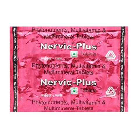 Buy Nervic Plus Tablet 15s Online At Upto 25 Off Netmeds