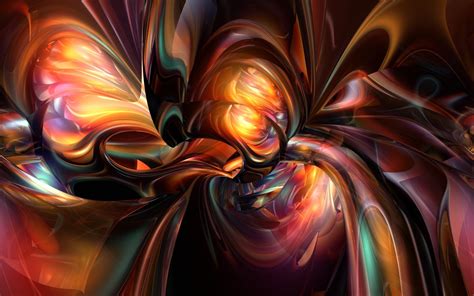 Digital Art Abstract CGI Colorful Fractal Wallpapers HD Desktop