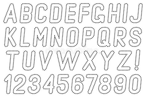 Letras Y Números De Pixeles Ilustración del Vector Ilustración de