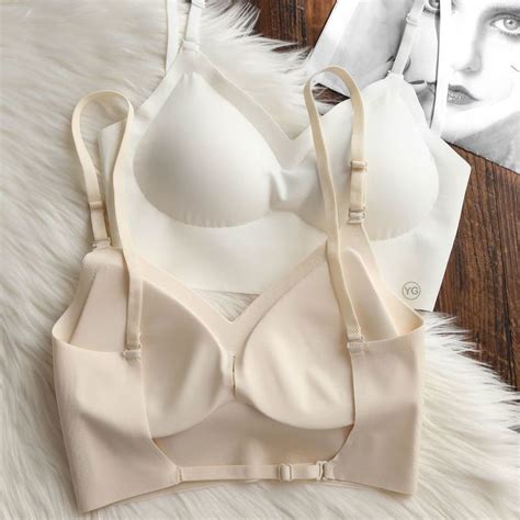 Sexy Underwear Women Wireless Push Up Bra Seamless Comfortable Backless