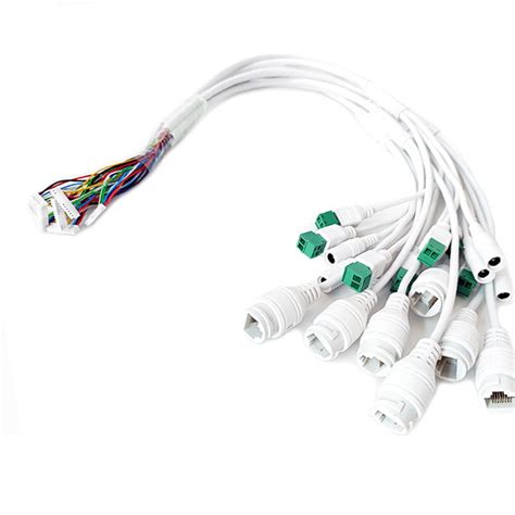 Rj45 Security Camera Power Supply Wire Customized Multi Function Cables