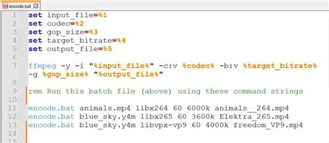Jan Ozer On Linkedin Simplify Your Workflow Command Line Variables In Ffmpeg Batch Files