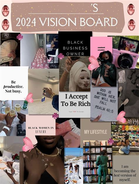 2024 Vision Board Printables For Black Girls 2024 Vision Board Images