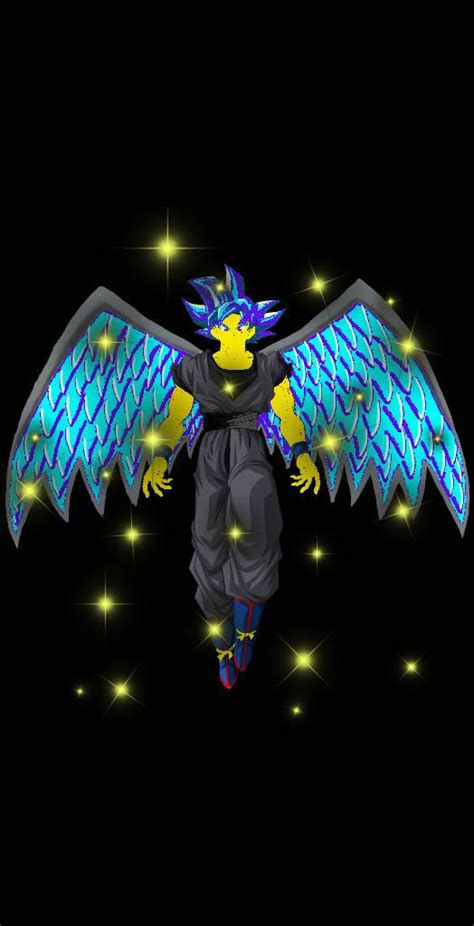 Composite Ultra Seraphim Golden Goku By King7226 On Deviantart