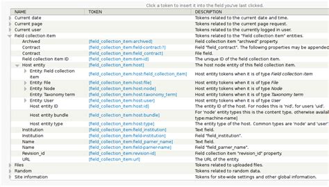 Token Support For Host Entity 1372652 Drupal Org