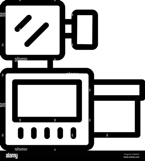 Line Icon Of A Cnc Machine Operating A Great Design For Any Industrial