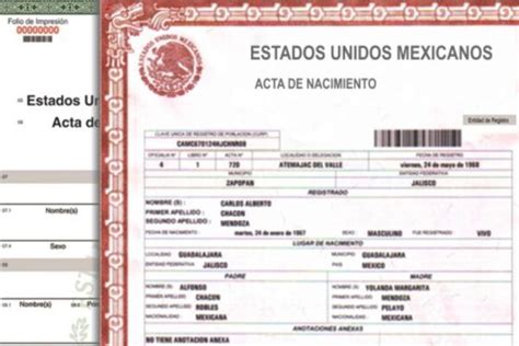 ¿cÓmo Se Usa El Acta De Nacimiento DescÚbrelo AquÍ