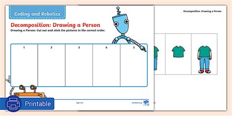 Grade R Robotics And Coding Decomposition A Person