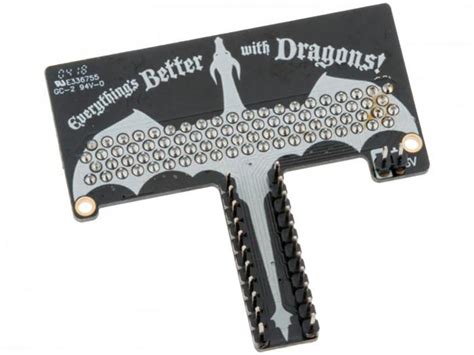 köp adafruit dragontail for micro bit till rätt pris electrokit
