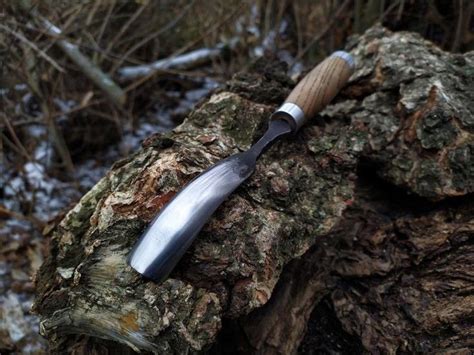 Bent Gouge Bent Chisel Forged Chisel Woodcarving Chisels Etsy Spoon