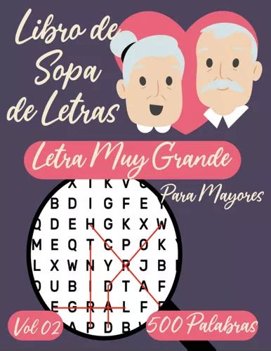 Sopa De Letras Para Mayores Letra Muy Grande Vol 02 5 61zne Envío gratis