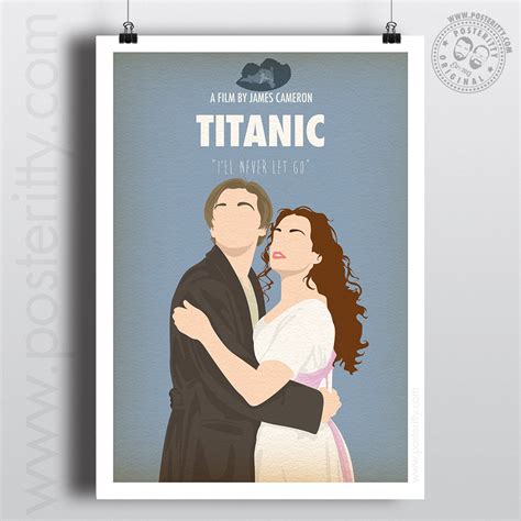 Titanic Minimalist Movie Poster — Posteritty