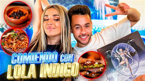 Grefg on Twitter Nuevo vídeo COMIENDO CON lolaindigomusic