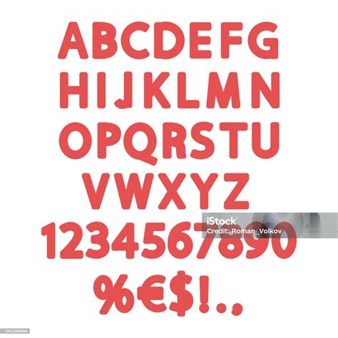 간단한 굵은 벡터 알파벳 0명에 대한 스톡 벡터 아트 및 기타 이미지 0명 낱말 단일 이미지 Istock