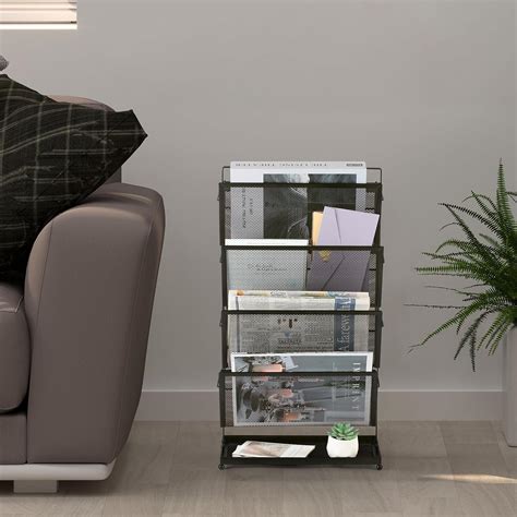 Soporte Para Revistas Estante Para Revistas 4 Niveles Soporte De